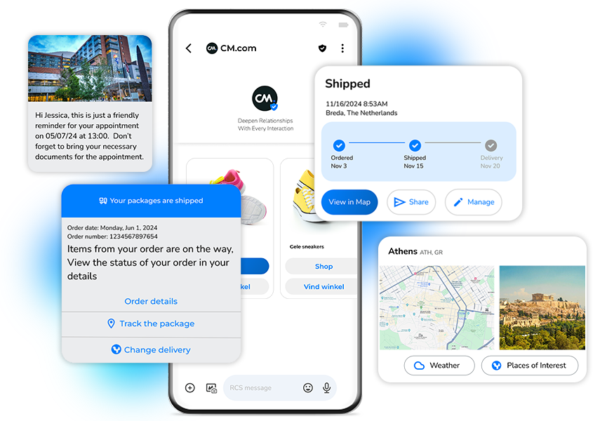 RCS Business Messaging - Rich Communication Services - CM.com