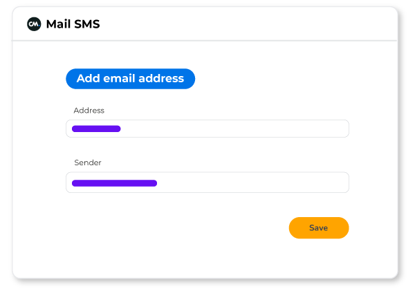 Send SMS directly from your Email with Mail SMS from CM.com