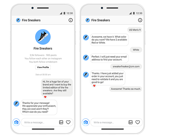 Instagram Messaging via API - Connect Your Business