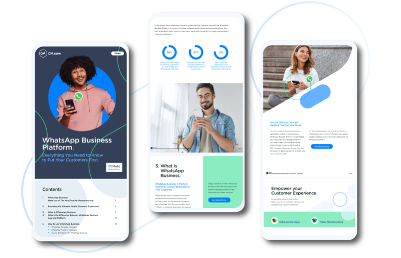 WhatsApp Business - Via API or Customer Contact Tool