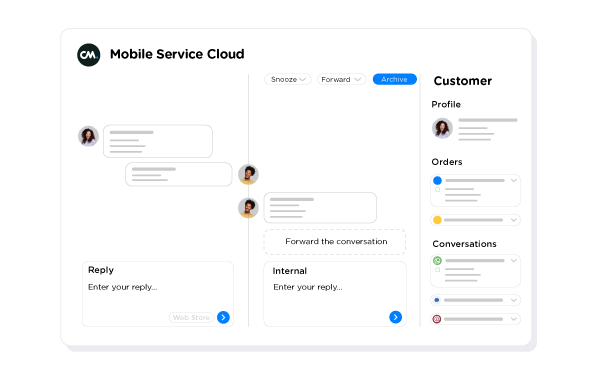 Mobile Service Cloud客服云 - 一站式的全渠道海外客户服务平台
