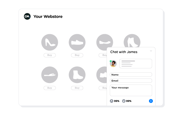 Live Chat - Live chat software for your website - CM.com